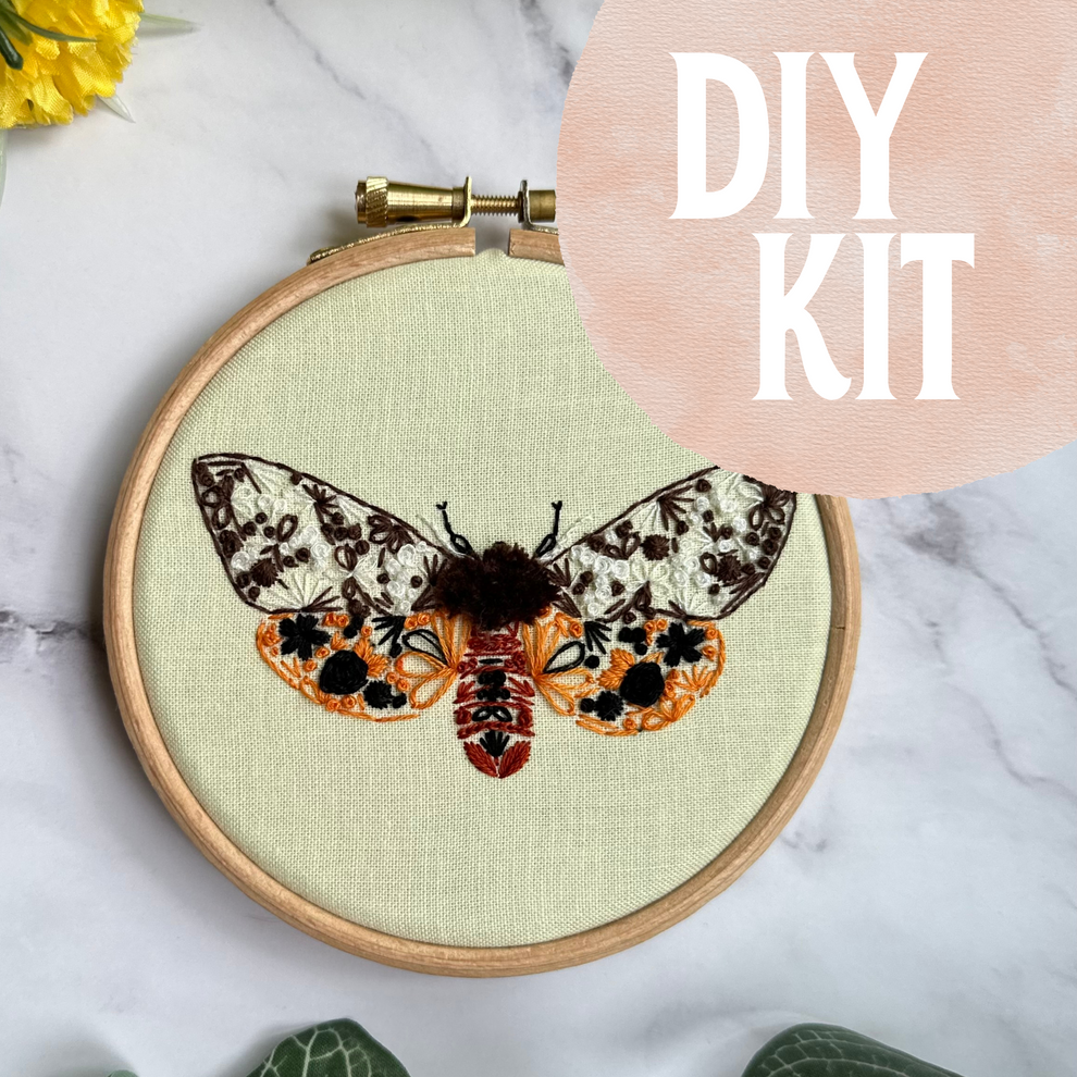 Garden Tiger Moth Mini Kit – Nest Embirdery